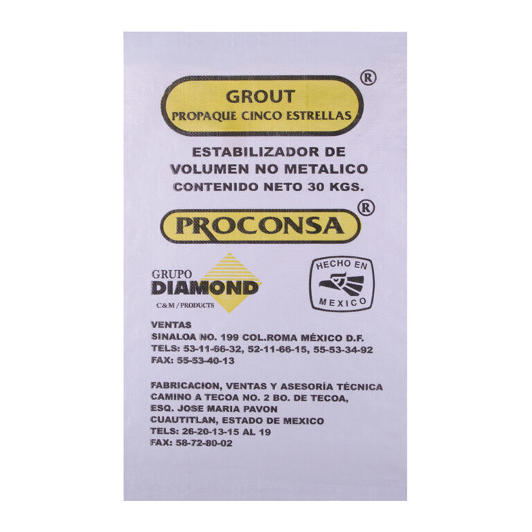 Grout Propaque 5 Estrellas - Proconsa Aditivos